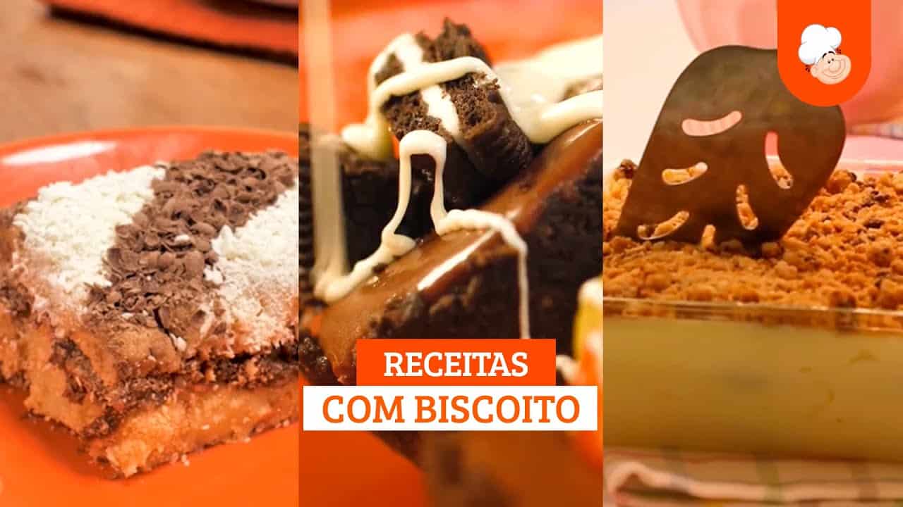 Receitas com Biscoito - Receitas TudoGostoso - Receitas Deliciosas em Casa